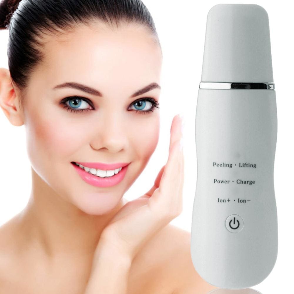 Portable Ultrasonic Skin Scrubber Vibration Facial Exfoliator